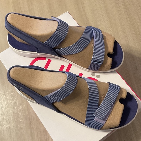 Ryka | Shoes | Ryka Womens Periwinkle Strap Sandals Wide Fit | Poshmark